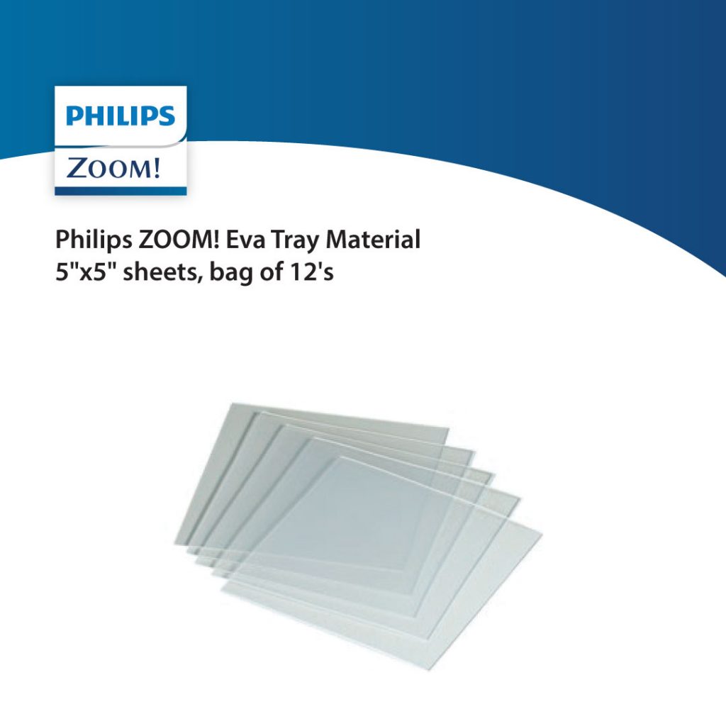 Philips Zoom Eva Tray Material 5"x5" Sheets, Bag of 12's - SA Dental