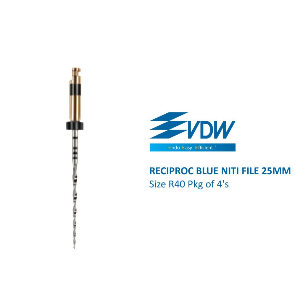RECIPROC BLUE NITI FILE 25MM - SA Dental