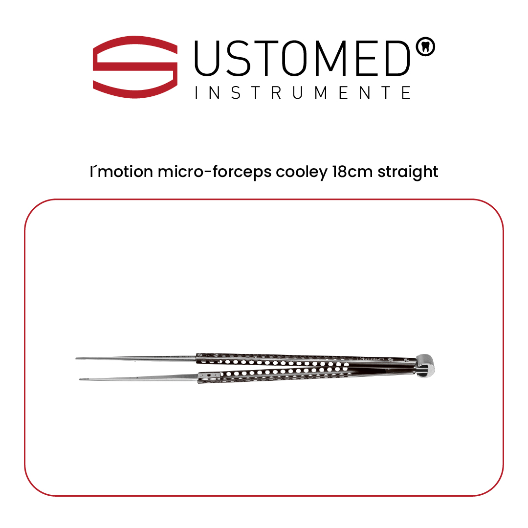 I?motion micro-forceps cooley 18cm straight - SA Dental