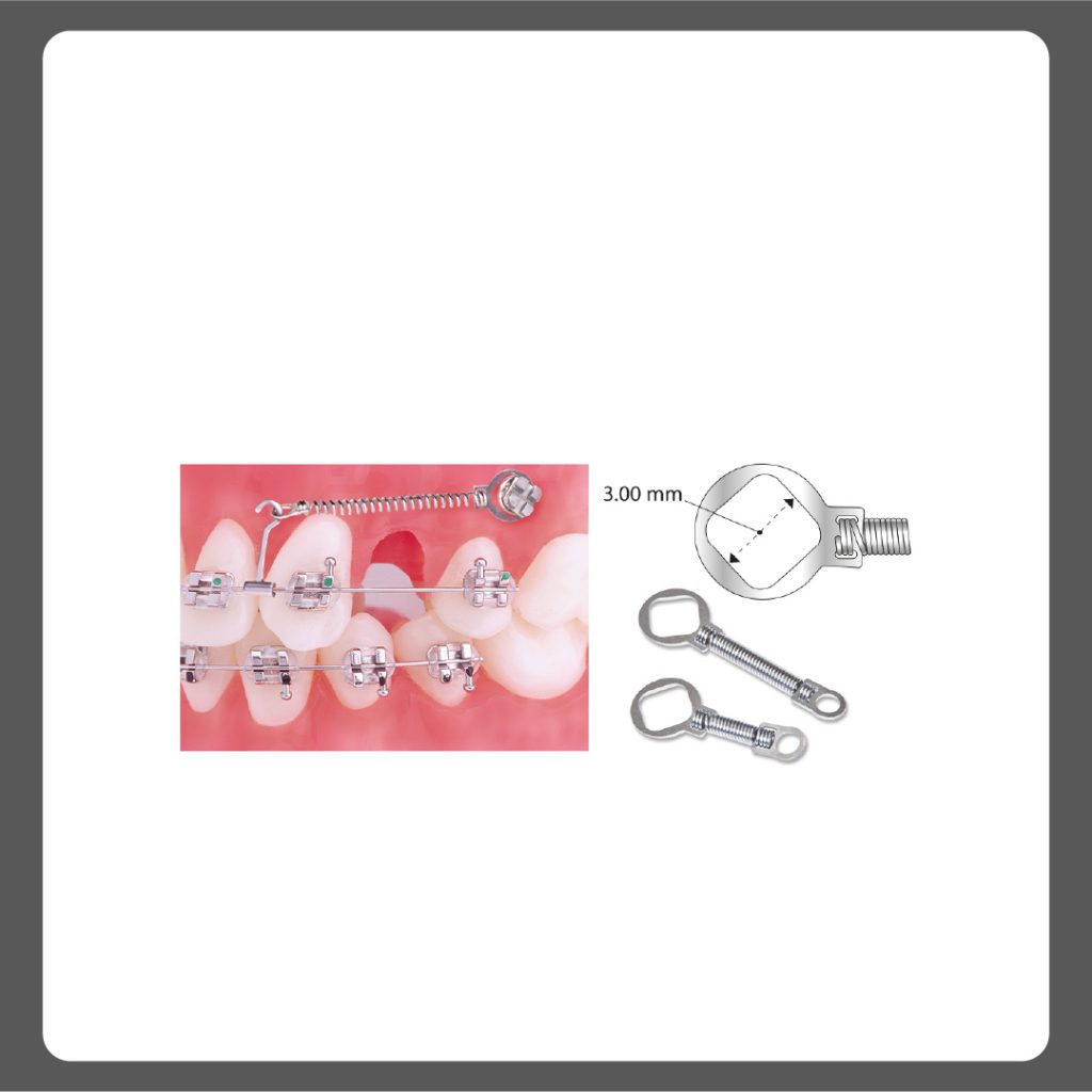 TAD coil spring 12mm med .011"x.030", 150gms force, pk of 10 - SA Dental