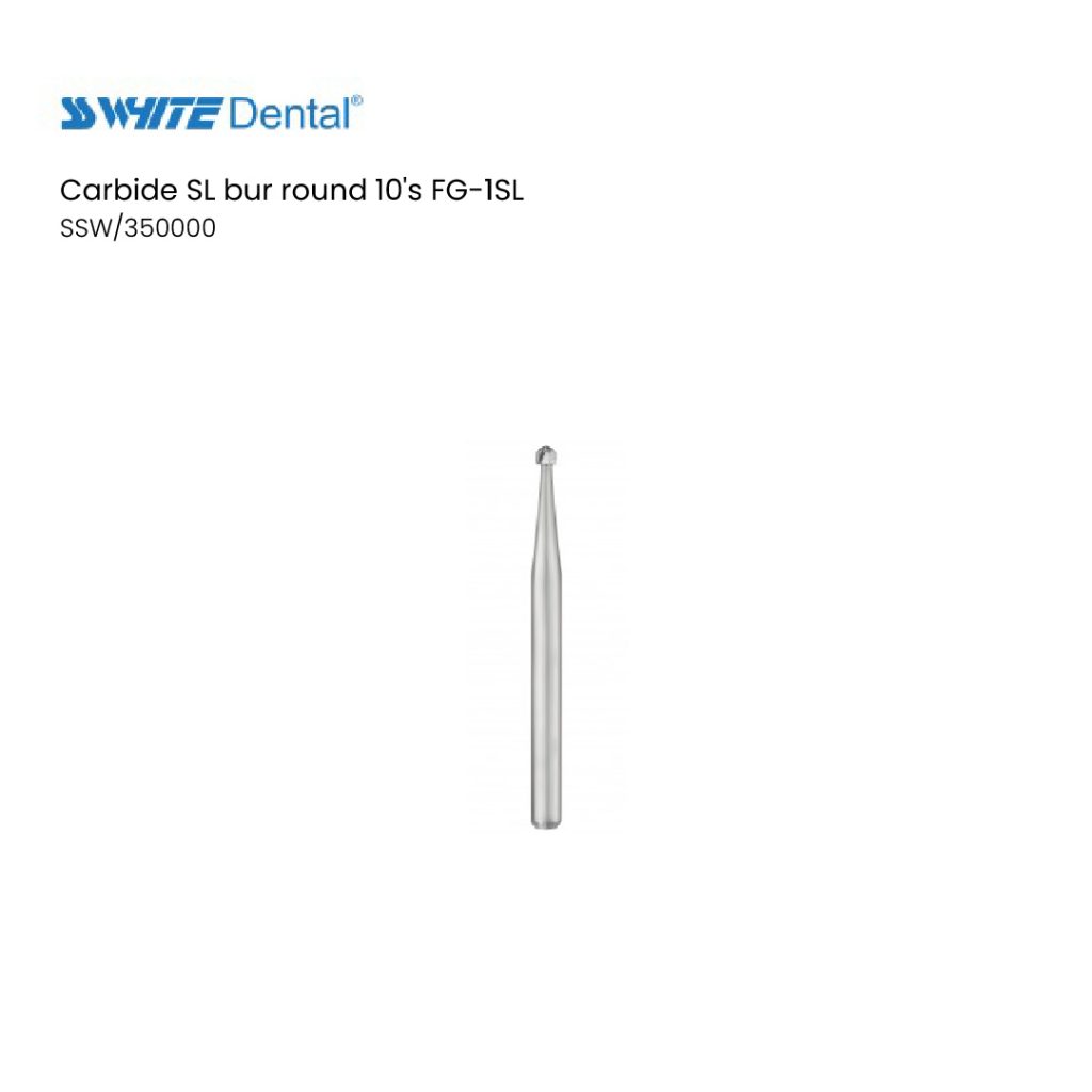 Carbide SL bur round 10's FG-1SL - SA Dental