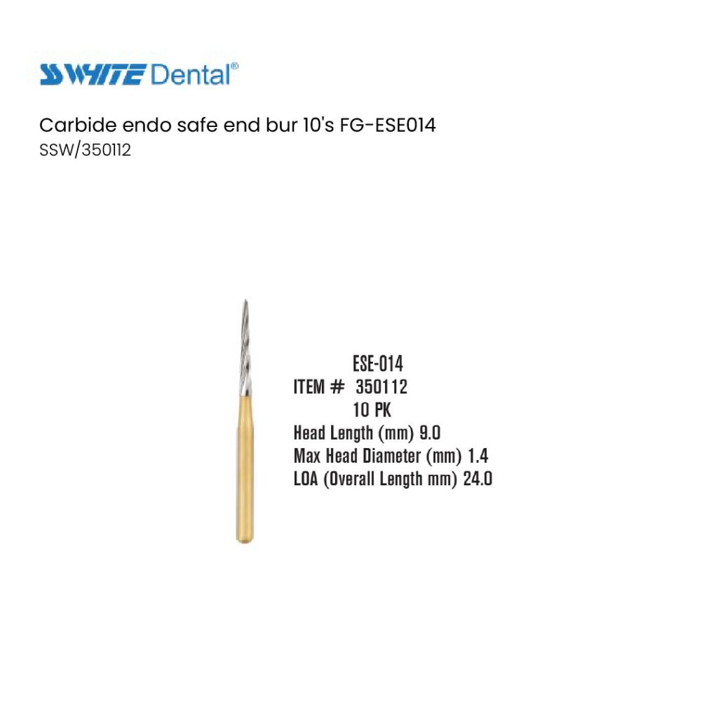 Carbide endo safe end bur 10's FG-ESE014 - SA Dental