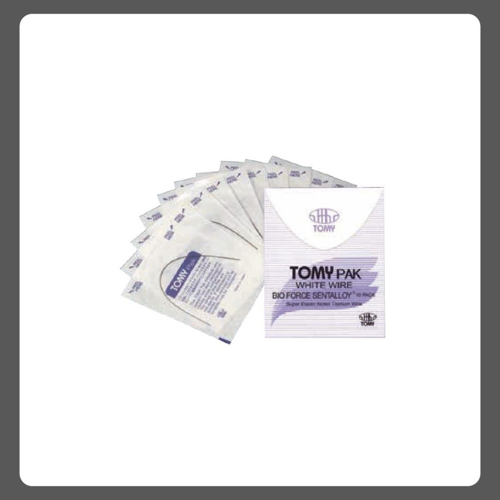 White wire bioforce sentalloy acu 16x22 lower, pk of 10 - SA Dental